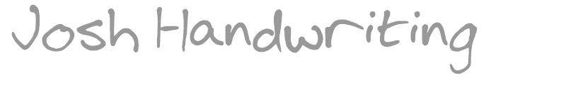 Josh Handwriting Font | wfonts.com - download free