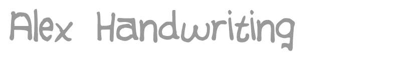 Alex Handwriting Font | wfonts.com - download free