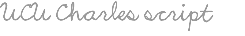 UCU Charles script Font | wfonts.com - download free