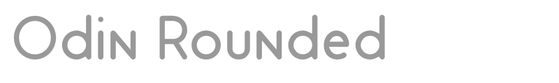 Odin Rounded Font | wfonts.com - download free