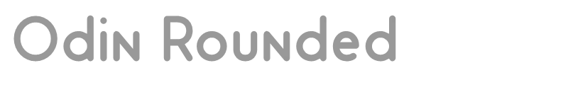 Odin Rounded Font | wfonts.com - download free