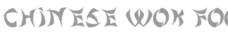 Chinese Wok Food St Font | wfonts.com - download free