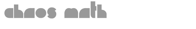 Chaos Math Font | wfonts.com - download free
