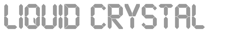 Liquid Crystal Font | wfonts.com - download free