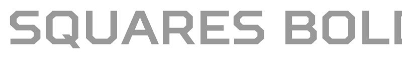 Squares Bold Font | wfonts.com - download free