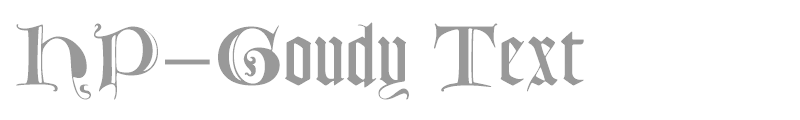 HP-Goudy Text Font | wfonts.com - download free