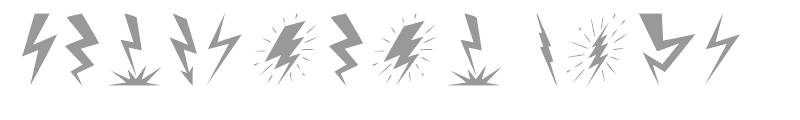 Lightning Bolt Font | wfonts.com - download free