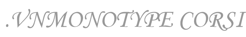.VnMonotype corsivaH Font | wfonts.com - download free