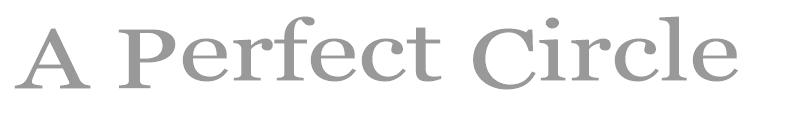 A Perfect Circle Font | wfonts.com - download free