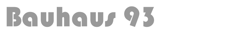 Bauhaus 93 Font | wfonts.com - download free