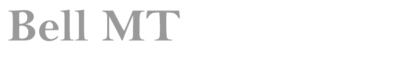 Bell MT Font | wfonts.com - download free