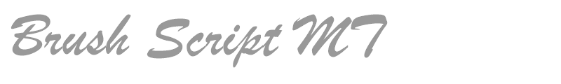 Brush Script MT Font | wfonts.com - download free