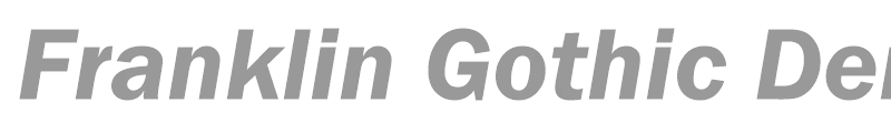 Franklin Gothic Demi Font | wfonts.com - download free