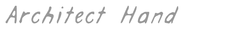 Architect Hand Font | wfonts.com - download free