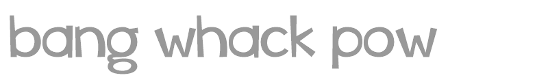 bang whack pow Font | wfonts.com - download free