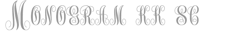 Monogram kk sc Font | wfonts.com - download free