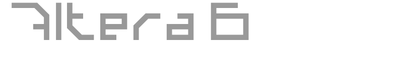 Altera 6 Font | wfonts.com - download free