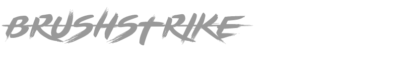 BRUSHSTRIKE Font | wfonts.com - download free