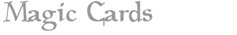 Magic Cards Font | wfonts.com - download free