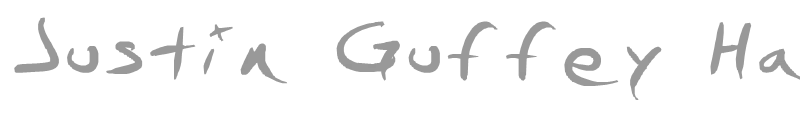 Justin Guffey Handwriting Font | wfonts.com - download free