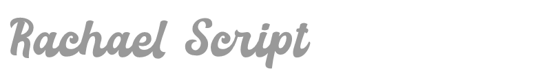 Rachael Script Font | wfonts.com - download free