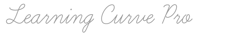 Learning Curve Pro Font | wfonts.com - download free