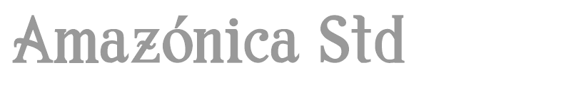 Amaz?nica Std Font | wfonts.com - download free