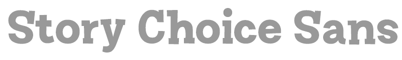 Story Choice Sans Serif Font | wfonts.com - download free