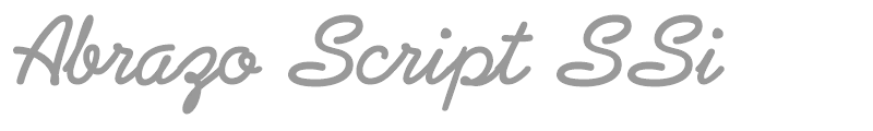 Abrazo Script SSi Font | wfonts.com - download free