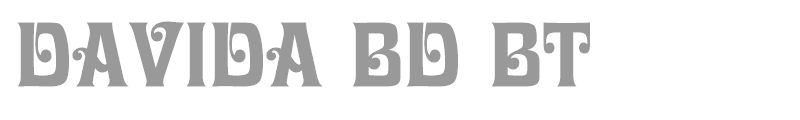 Davida Font | wfonts.com - download free
