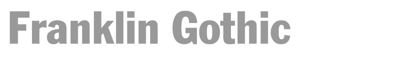 Franklin Gothic Font | wfonts.com - download free