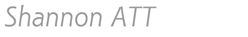 Shannon ATT Font | wfonts.com - download free