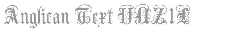 Anglican Text UNZ1L Font | wfonts.com - download free