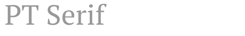 PT Serif Font | wfonts.com - download free