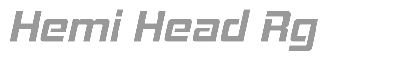 Hemi Head Font | wfonts.com - download free