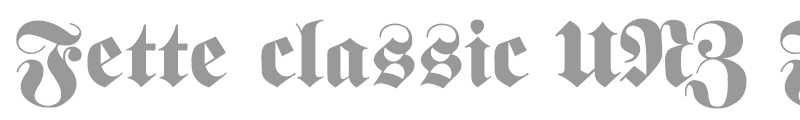 Fette classic UNZ Fraktur Font | wfonts.com - download free