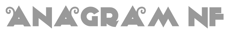 Anagram NF Font | wfonts.com - download free