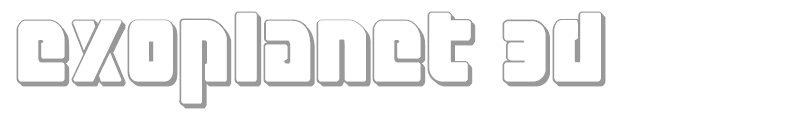 Exoplanet 3D Font | wfonts.com - download free