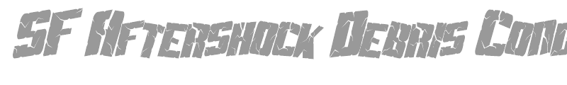 SF Aftershock Debris Condensed Font | wfonts.com - download free