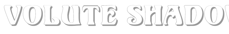 Volute Shadow Font | wfonts.com - download free