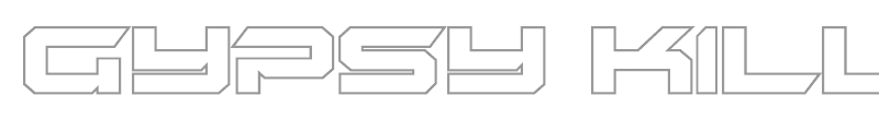 Gypsy Killer Outline Font | wfonts.com - download free
