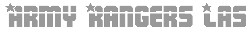 Army Rangers Laser Font | wfonts.com - download free