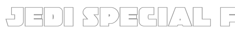 Jedi Special Forces Outline Font | wfonts.com - download free