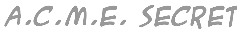 A.C.M.E. Secret Agent Font | wfonts.com - download free