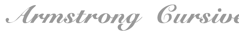Armstrong Cursive Font | wfonts.com - download free