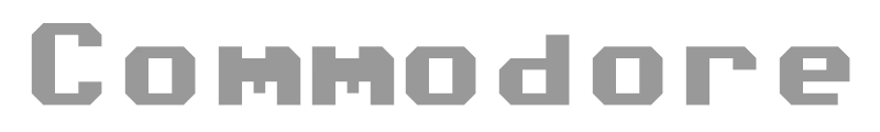Commodore 64 Angled Font | wfonts.com - download free