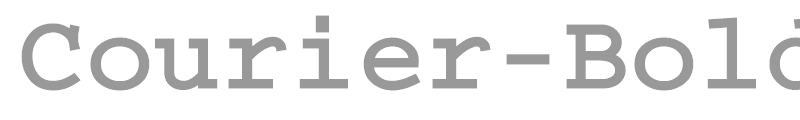Courier-Bold Font | wfonts.com - download free