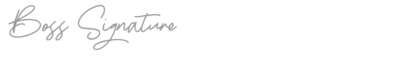 Boss Signature Font | wfonts.com - download free