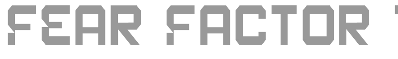 Fear Factor Text Font | wfonts.com - download free