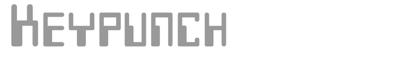 Keypunch Font | wfonts.com - download free